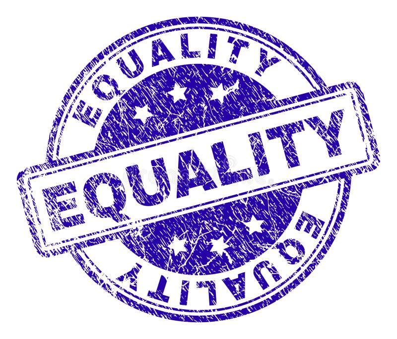 Grunge Textured EQUALITY Stamp Seal Stock Vector - Illustration of blue ...