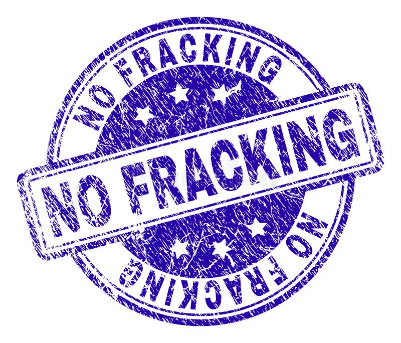 Grunge Textured NO FRACKING Stamp Seal Stock Vector - Illustration of ...