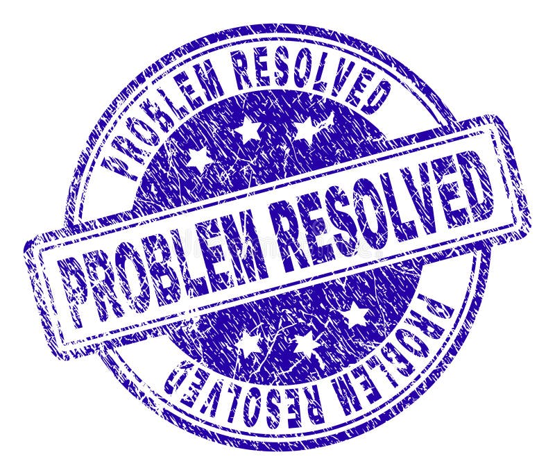 Grunge RESOLVED Rectangle Stamp Stock Vector - Illustration of frame ...