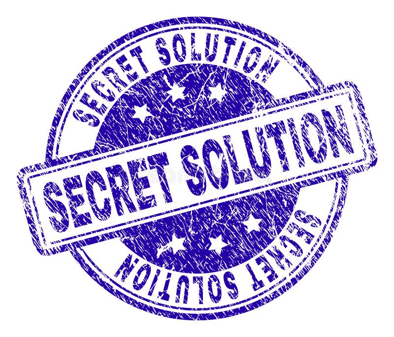 Grunge Textured SECRET SOLUTION Stamp Seal Stock Vector - Illustration ... Grunge Textured SECRET SOLUTION Stamp Seal Stock Vector - Illustration ...