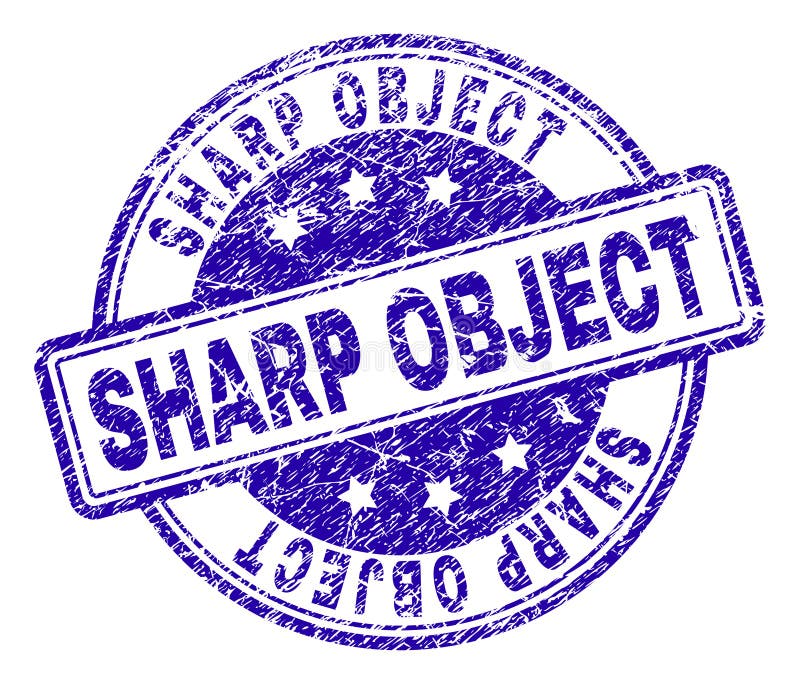Grunge Textured SHARP OBJECT Stamp Seal Stock Vector - Illustration of ...
