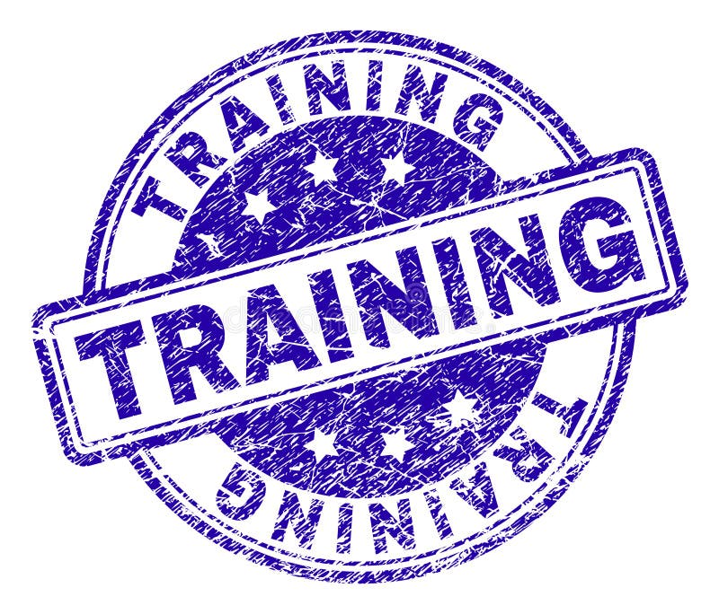Grunge Textured TRAINING Stamp Seal Stock Vector - Illustration of ...