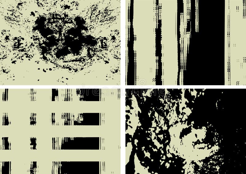 Grunge textures stock vector. Illustration of shape, decorative - 7641750