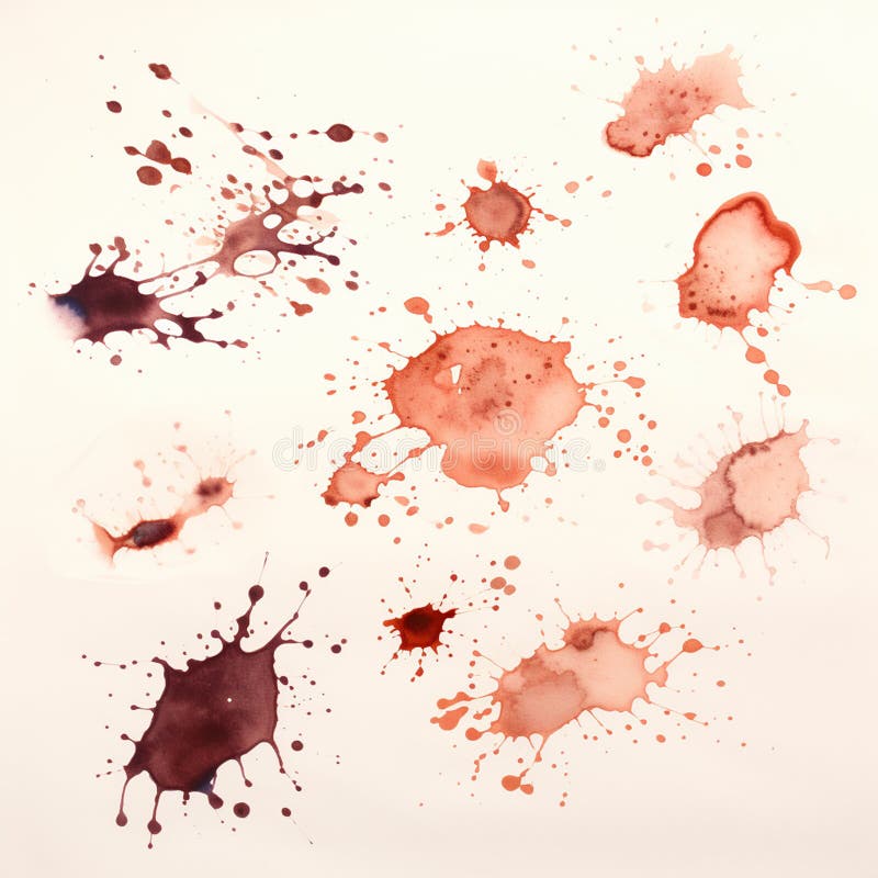 Grunge Textures with Splats and Drips of Color Stock Illustration ...