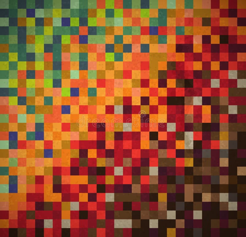 Grunge Tile Texture, Retro Background Stock Illustration - Illustration ...