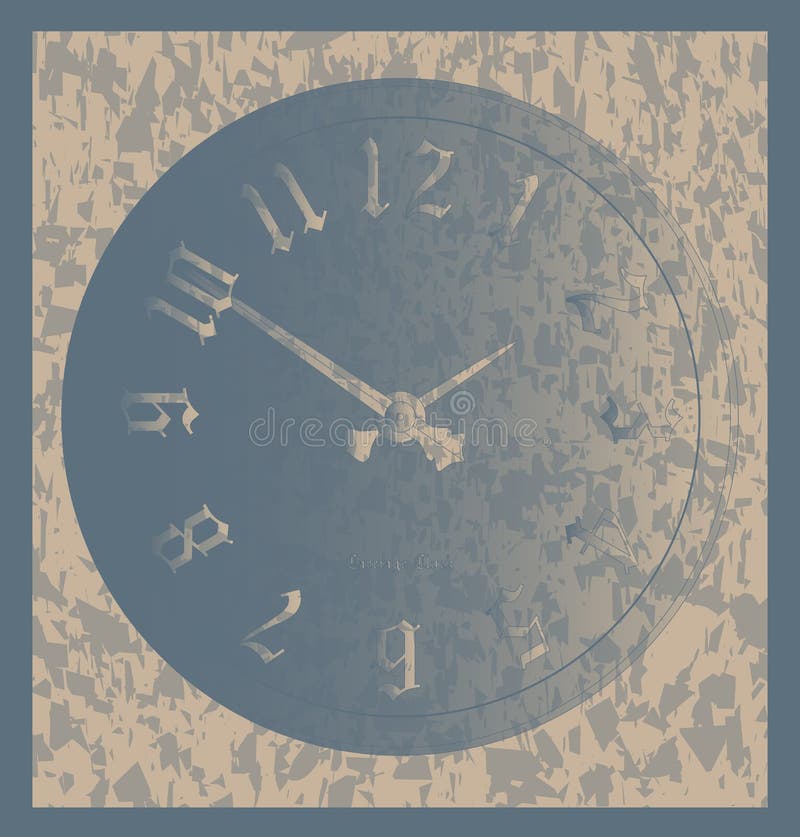 Grunge Time Background stock illustration. Illustration of dirty - 52332718