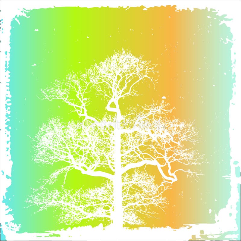 Grunge Tree With Background Picture. Image: 5988635