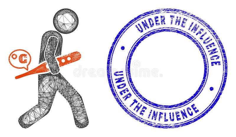 Grunge Under the Influence Watermark and Net Irregular Mesh Temperature ...