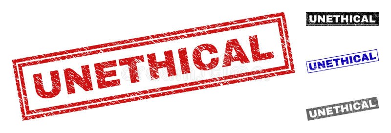 Unethical Rectangle Stamp Seals Stock Illustrations – 10 Unethical ...