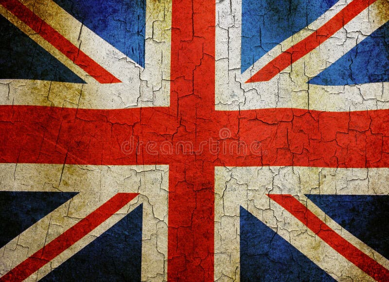 Grunge Union Jack flag stock vector. Illustration of england - 276748