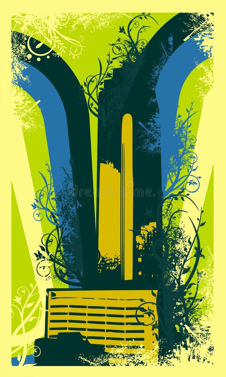 Funky Scenery Background Stock Illustrations – 355 Funky Scenery ...