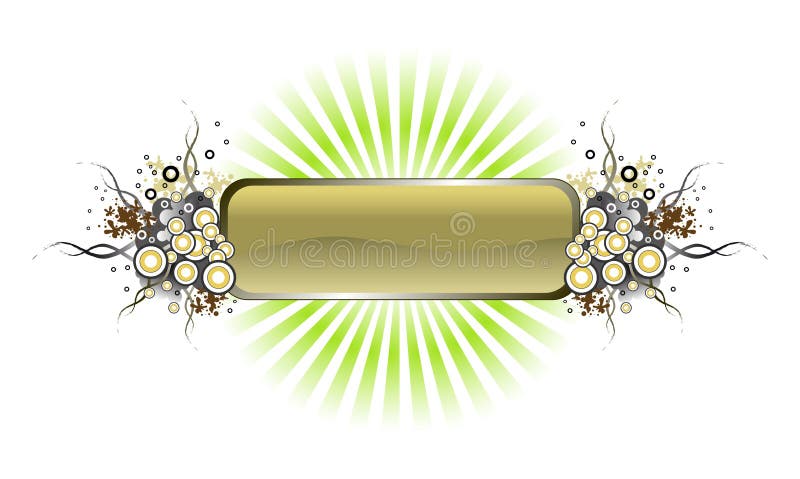 Grunge Vector Banner with Rays. Stock Vector - Illustration of fashion ...