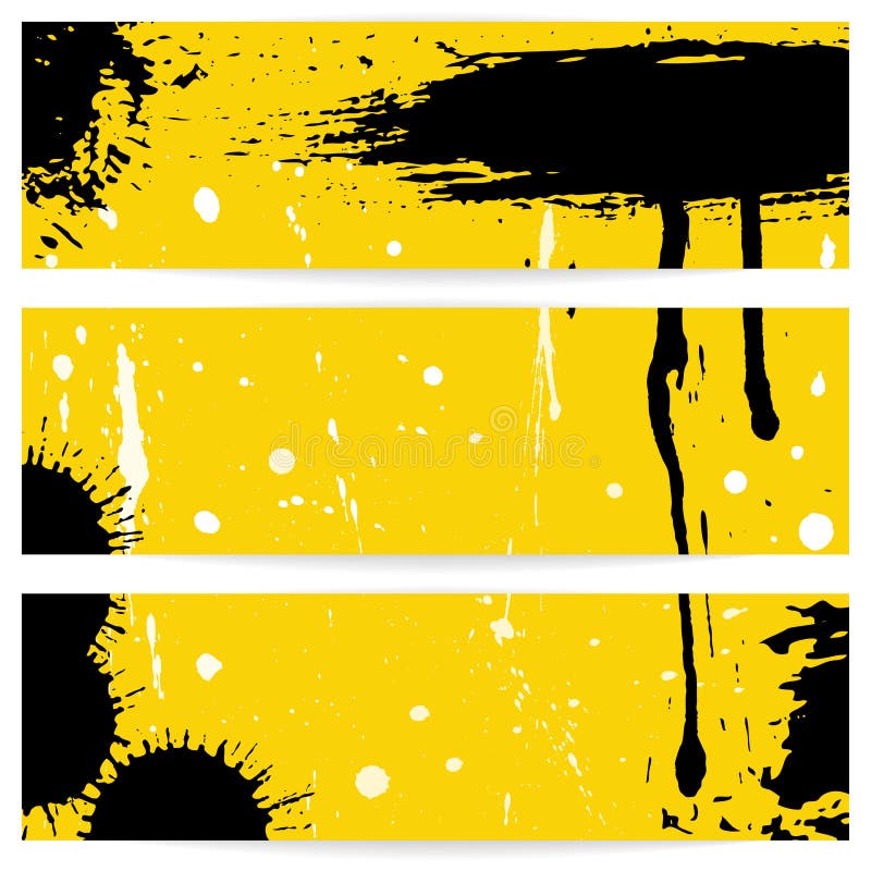 Grunge vector banners stock vector. Illustration of drawing - 39989238