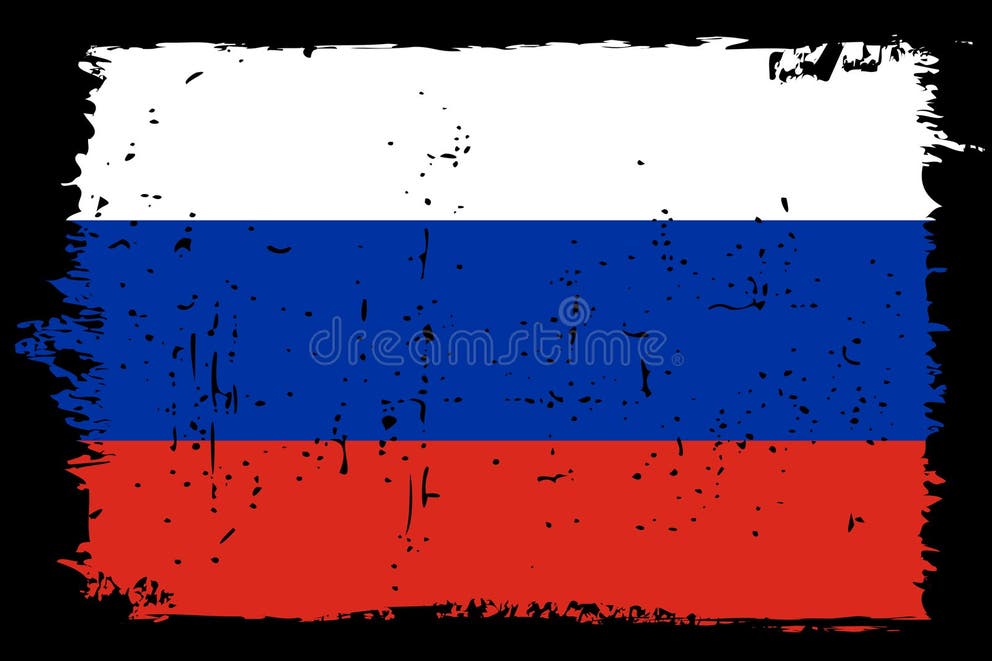 Grunge Vector Flag of Russia Stock Vector - Illustration of putin ...