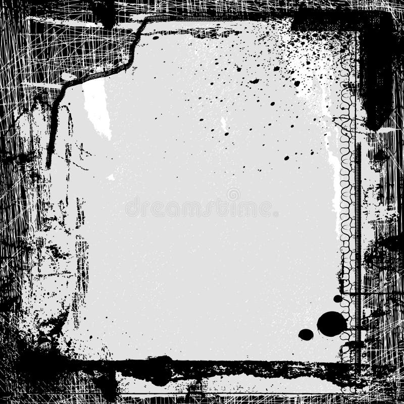 Grunge Vector Frame stock vector. Illustration of edge - 21749012