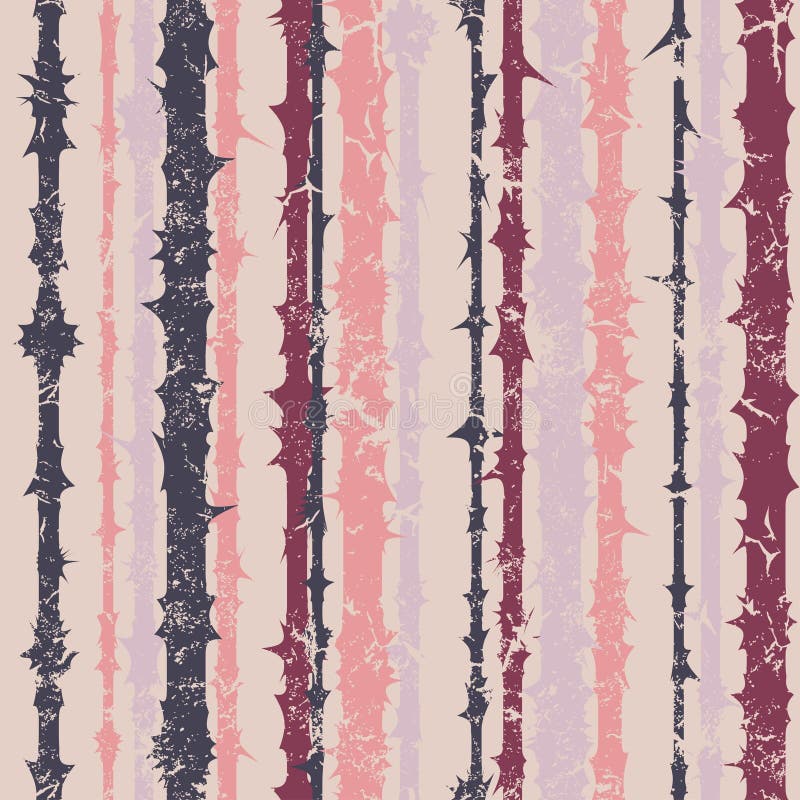 Grunge Vertical Striped Pattern in Retro Style Stock Vector ...