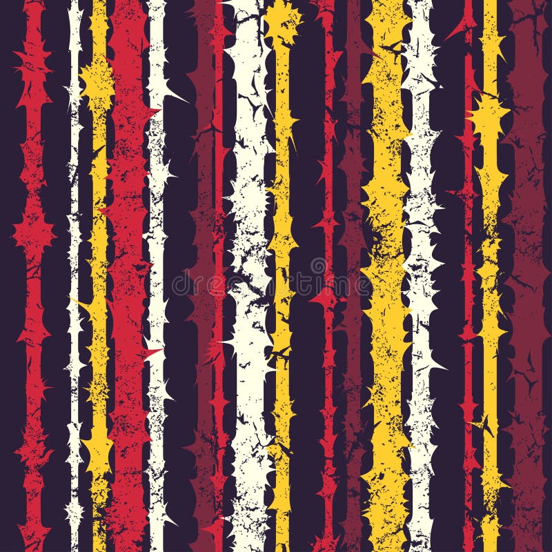 Grunge Vertical Striped Pattern in Retro Style Stock Vector ...