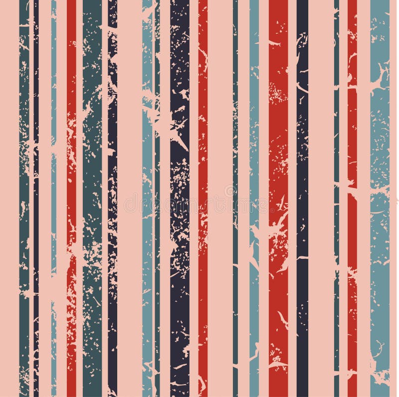 Grunge Vertical Striped Pattern in Retro Style Stock Vector ...