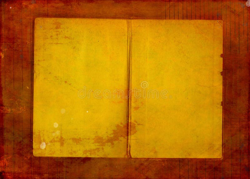 Grunge Vintage Open Faced Book Picture. Image: 4165981