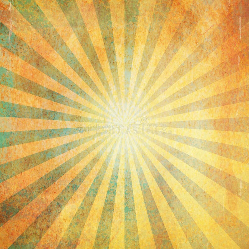 Grunge Vintage Sunburst Background Stock Illustration Illustration Of