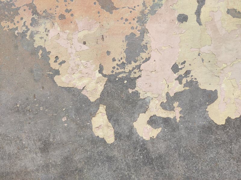 Abstract Paint Texture Peeling Off Concrete Wall Background.Grunge Wall ...
