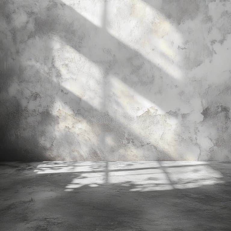 Grunge Wall Texture with Shadow and Sunlight. Vector Illustration Stock ...
