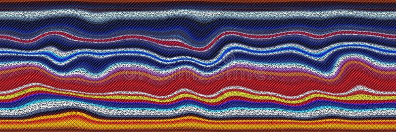 Grunge and Waves Background Seamless Texture with Grid Relief , Long ...