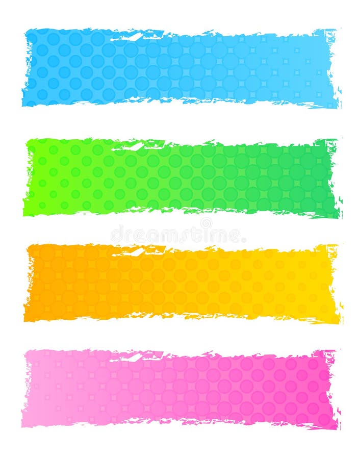 Web header / Banner stock illustration. Illustration of spots - 17243606