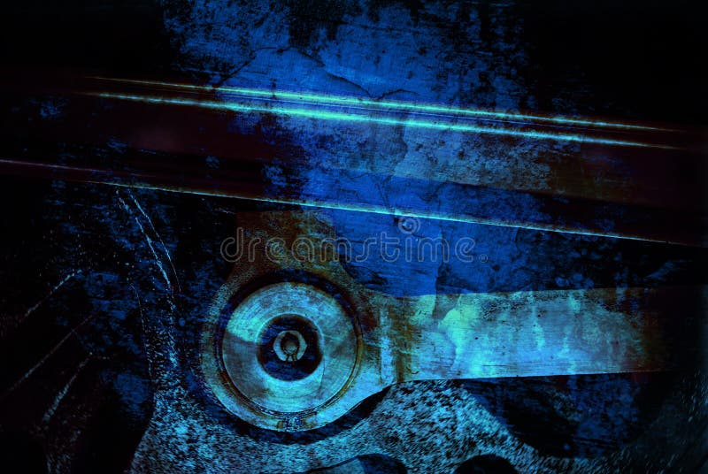 Grunge Wheel Picture. Image: 4182476