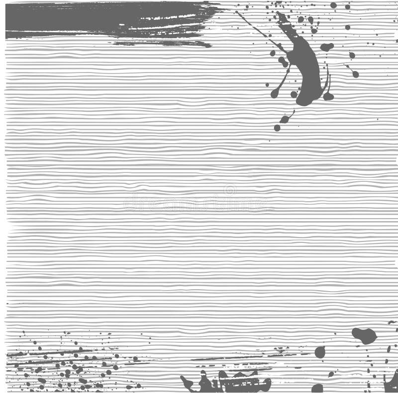 Grunge Lines Texture White and Black. Stock Vector - Illustration of ...