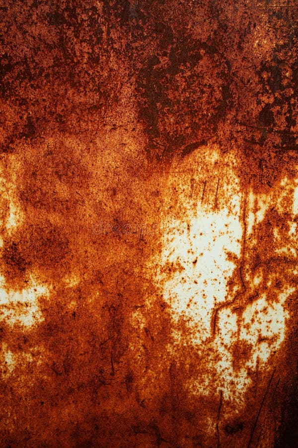 Bright Rust Stains Texture Isolated on White Stock Image - Image of ...