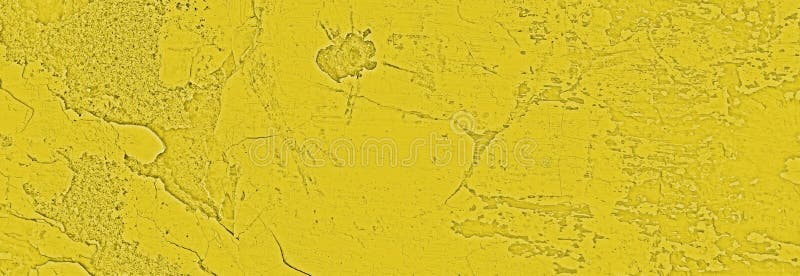 Grunge Yellow Cement Wall Background. Colored Concrete Texture ...