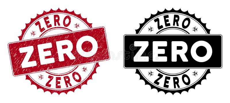 Grunge Zero Round Red Stamp Stock Illustration - Illustration of number ...
