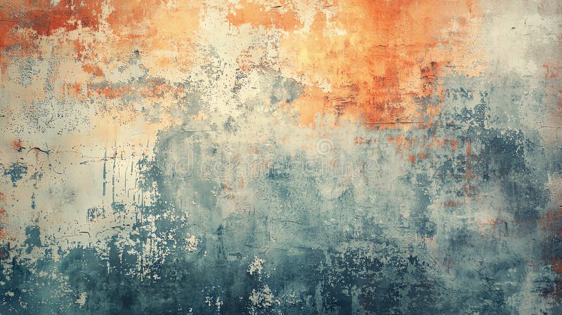 A Grungestyle Background with Distressed Textures and Faded Colors ...