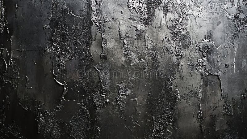 Grungy Aged Metal Wall Texture with Dark Grey Color Stock Image - Image ...