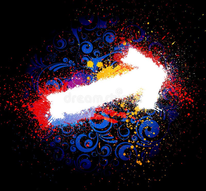 Paint Splash Arrow Stock Illustrations – 2,523 Paint Splash Arrow Stock ...