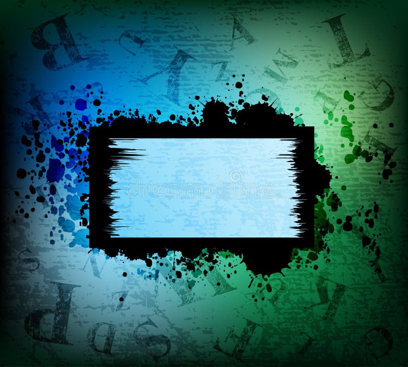 Grungy banner stock vector. Illustration of abstract - 21659441