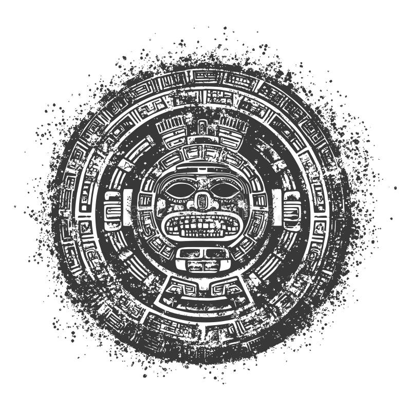 Aztec Circular Design Stock Illustrations – 1,879 Aztec Circular Design ...