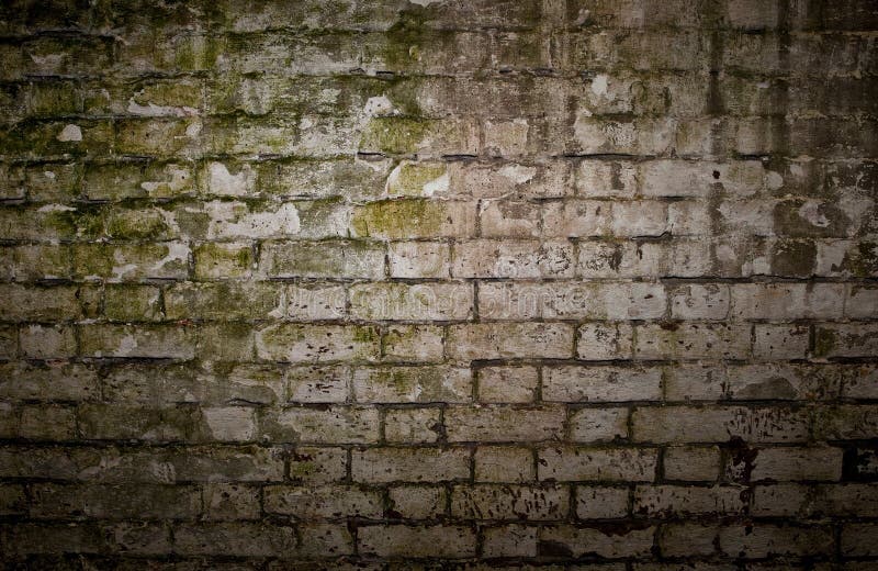 Old Worn Down Brick Wall stock image. Image of clay, peeling - 19826519