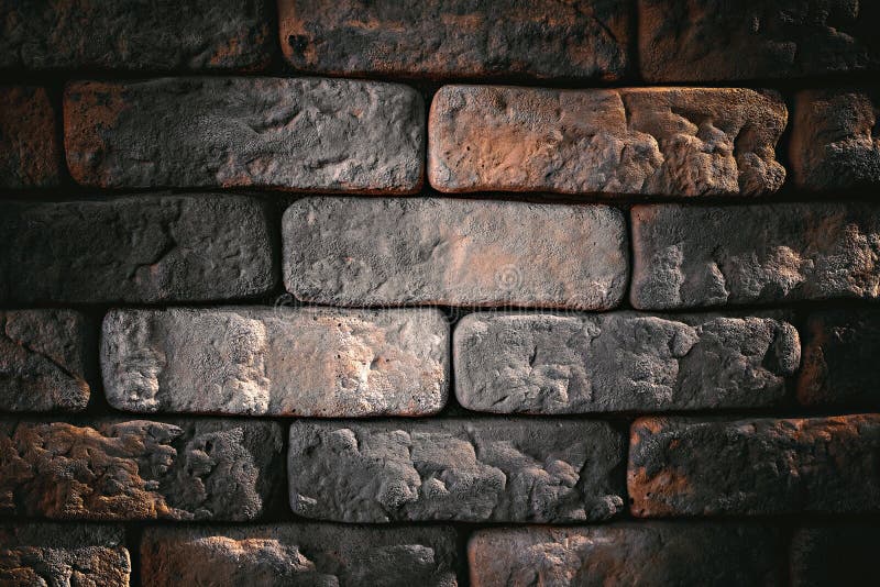 Grungy Bricks Texture Background. Modern Loft Style Rough Texture Stock ...