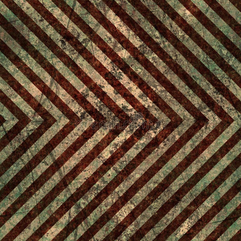 Grungy Brown Hazard Stripes Stock Illustration - Illustration of grungy ...