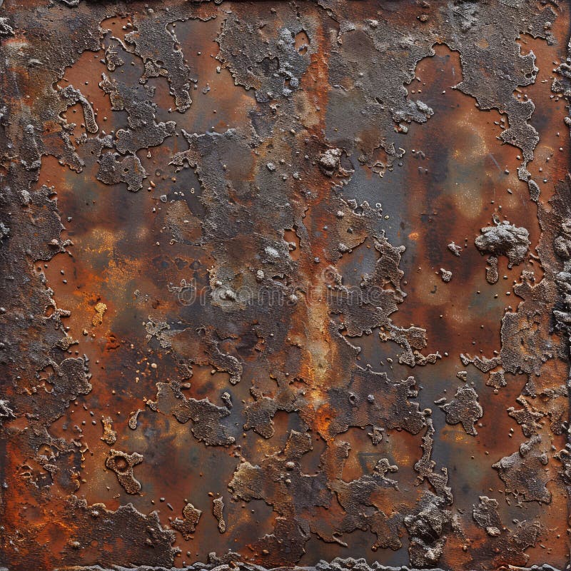 A Grungy Brown Metal Surface with a Rough, Rusty Texture Stock ...