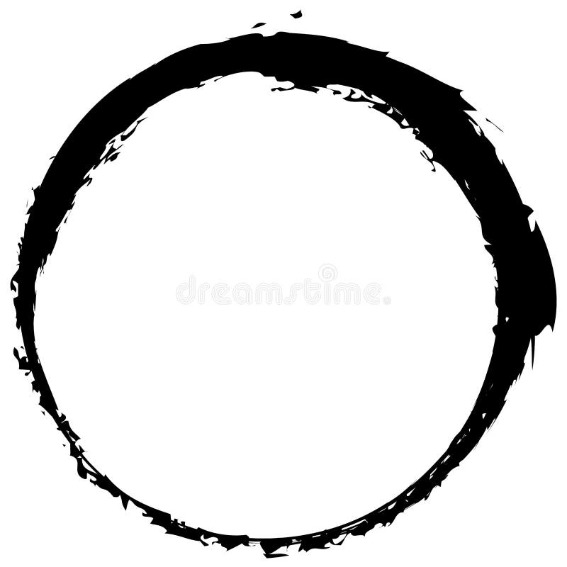 Grungy Circle Blob Blotch Vector Stock Vector Illustration Of Blot