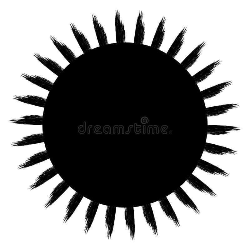 Grungy Circle Blob Blotch Vector Stock Vector Illustration Of Blot