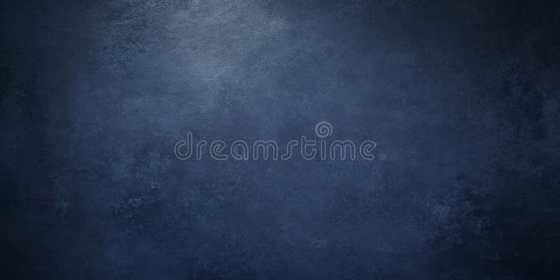 Grungy Dark Blue Textured Surface Illuminated by Dramatic Spotlight ...
