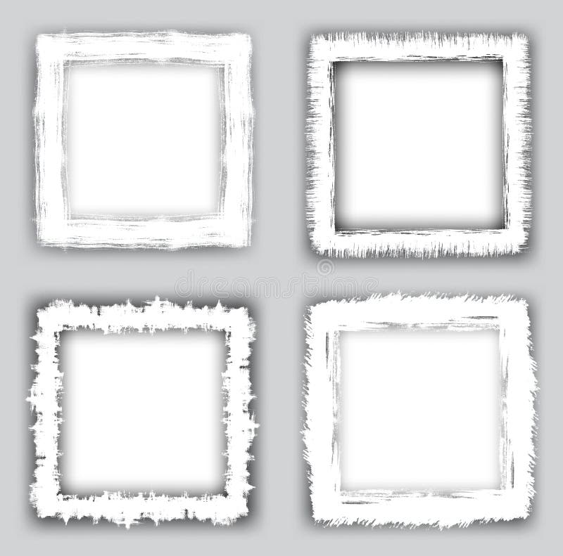 Grungy frames stock vector. Illustration of messy, rectangle - 33639004
