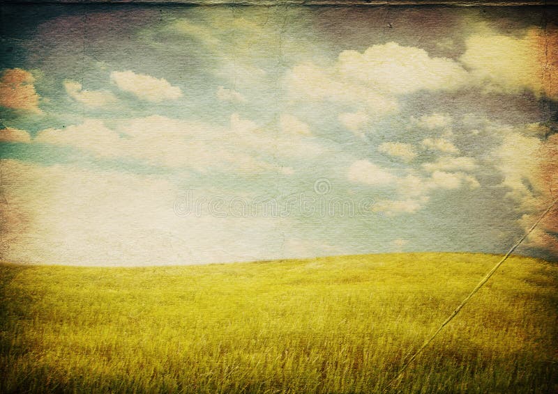 Old fields illustration stock photo. Image of ancient - 187006246