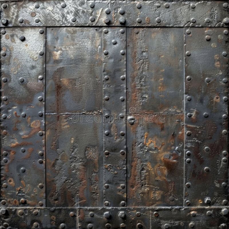 Grungy Iron Texture. Industrial Theme Concept Stock Illustration ...