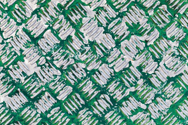 Grungy Metal Surface with Diamond Plate Pattern Stock Photo - Image of ...