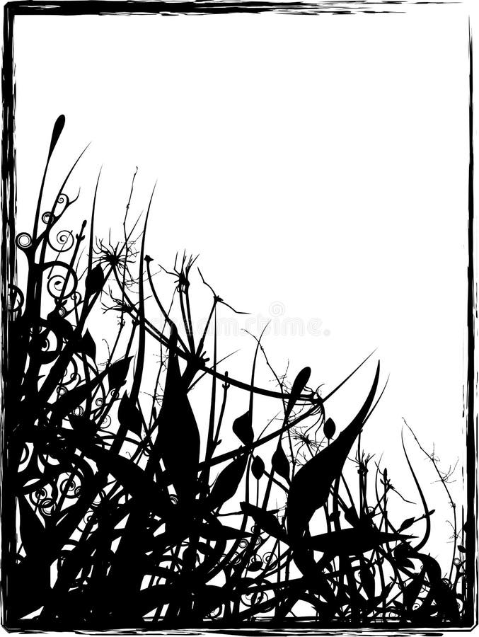 Grungy Organic Frame stock illustration. Illustration of painting - 2315311